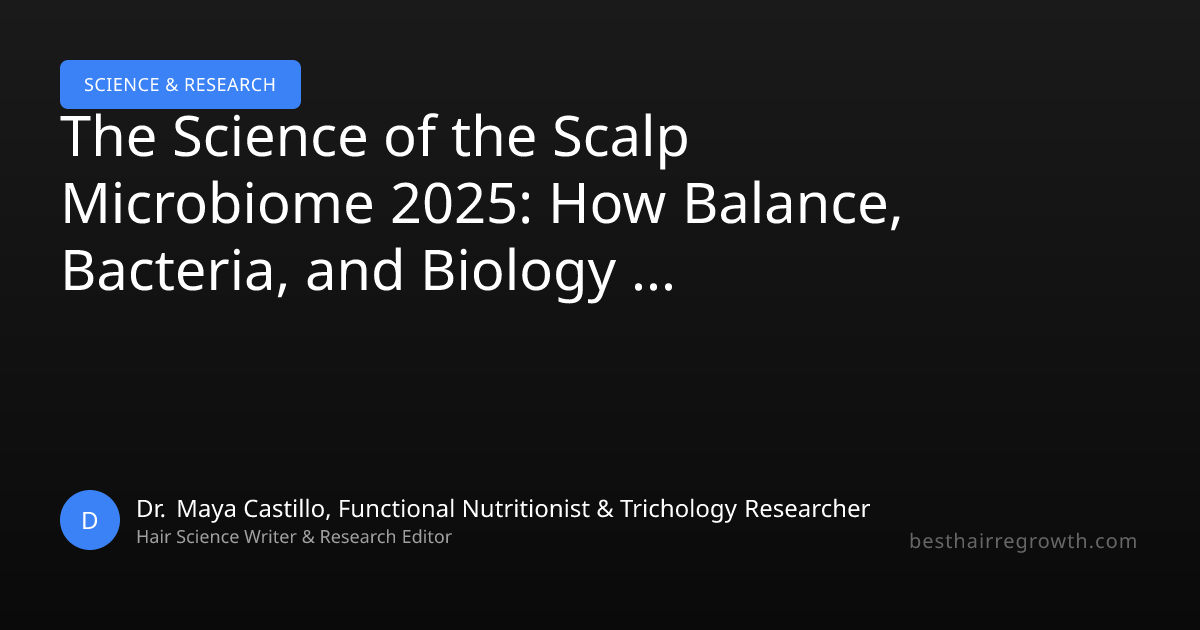 The Science of the Scalp Microbiome 2025: How Balance, Bacteria, and ...